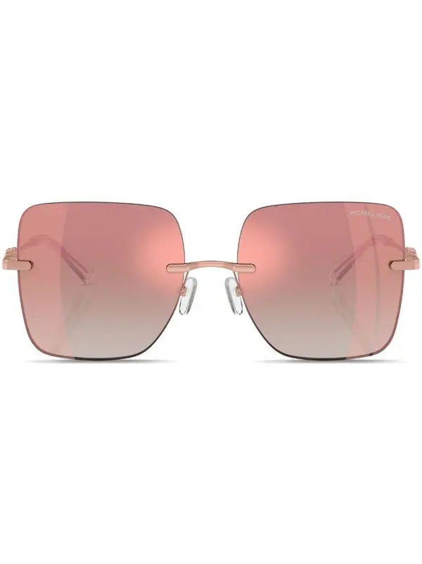 Michael Kors Quèbec Rimless Sunglasses - Pink