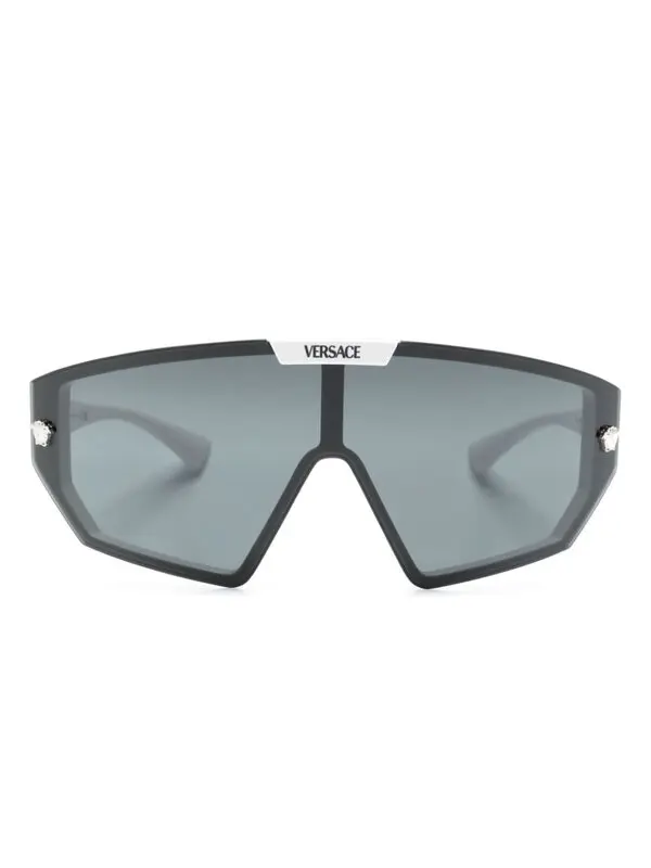 Versace Medusa Shield Sunglasses - White