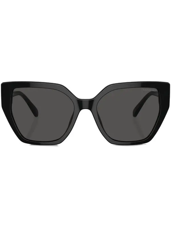 SWAROVSKI Crystal-embellished Geometric Sunglasses - Black