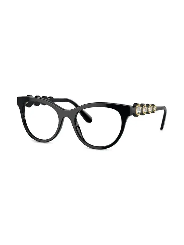 SWAROVSKI Sculpted Arm Square Frame Eyeglasses