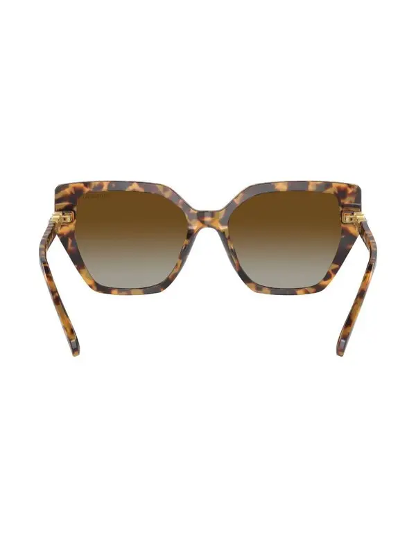 SWAROVSKI Tortoiseshell-effect Cat-eye Sunglasses