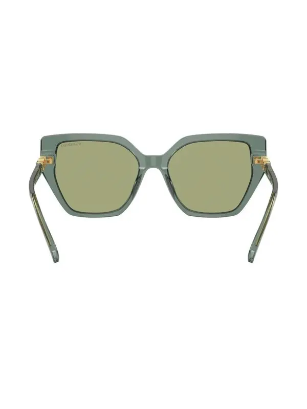 SWAROVSKI Crystal-embellished Cat-eye Sunglasses - Green