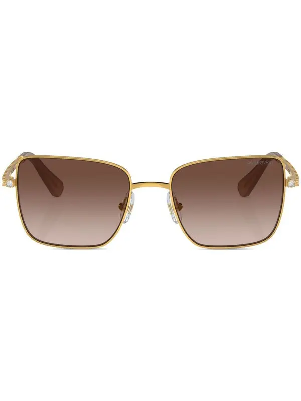 SWAROVSKI Crystal-embellished Sunglasses - Gold