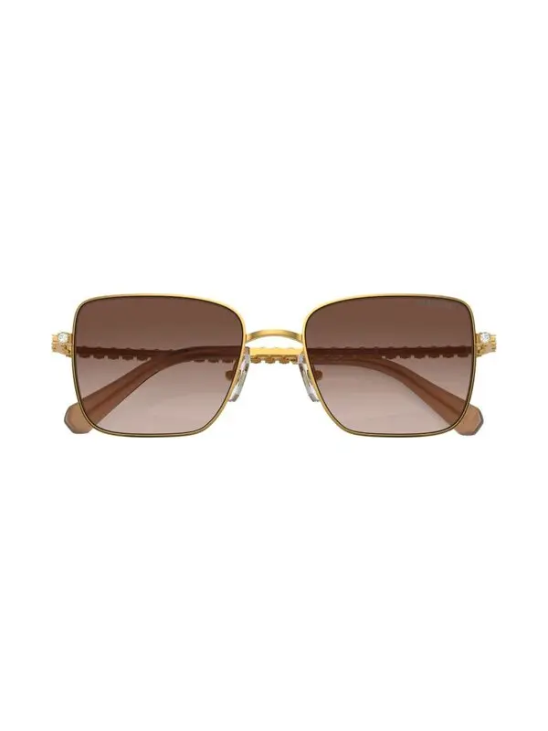 SWAROVSKI Crystal-embellished Sunglasses - Gold