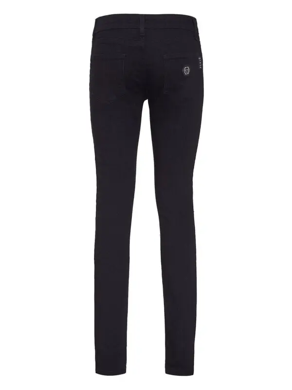 Philipp Plein Mid-rise Skinny Jeans - Black