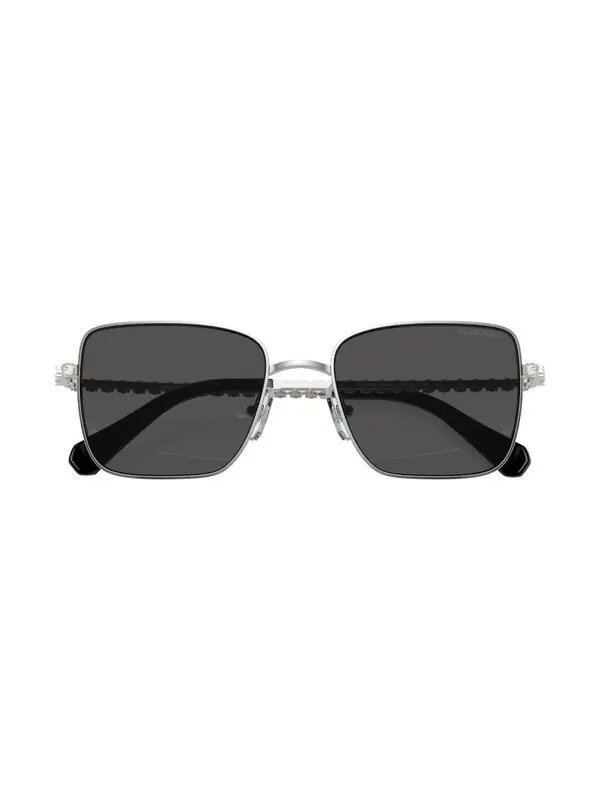 SWAROVSKI Crystal-embellished Sunglasses - Silver