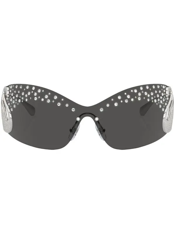 SWAROVSKI Crystal-embellished Sunglasses - Silver