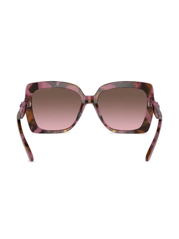 Michael Kors Oversized Square Frame Sunglasses - Black