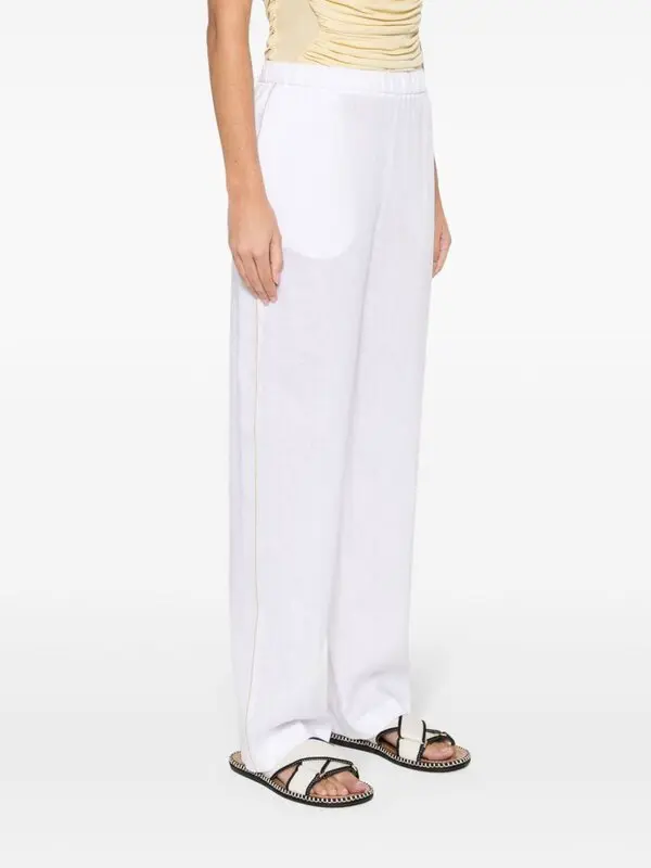 Fabiana Filippi Chambray Tapered Trousers - White