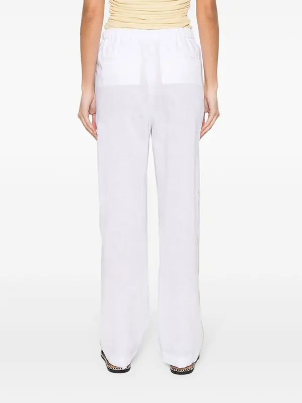 Fabiana Filippi Chambray Tapered Trousers - White
