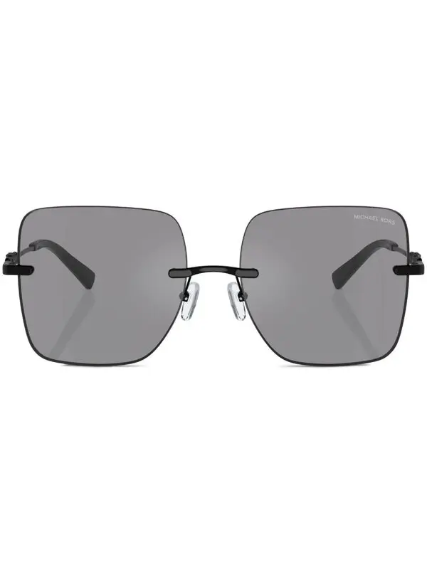 Michael Kors Quèbec Rimless Sunglasses - Black