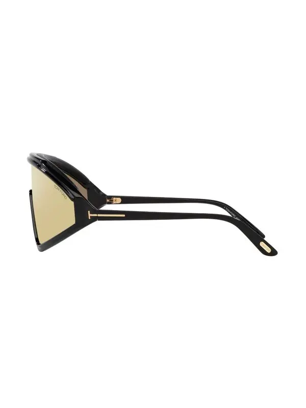 TOM FORD Lorna Shield Sunglasses - Black