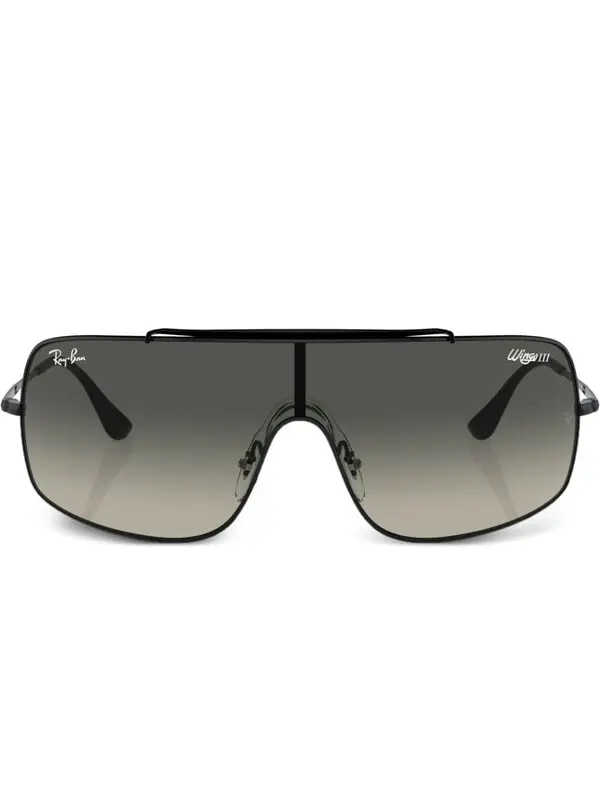 Ray-ban Wings Ii Square-frame Sunglasses - Black