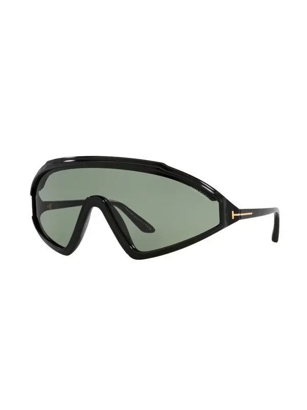 TOM FORD Lorna Shield-frame Sunglasses - Black
