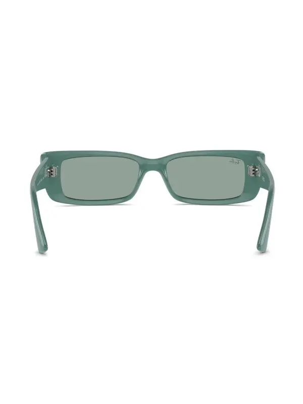 Ray-ban Teru Bio-based Rectangle-frame Sunglasses - Green