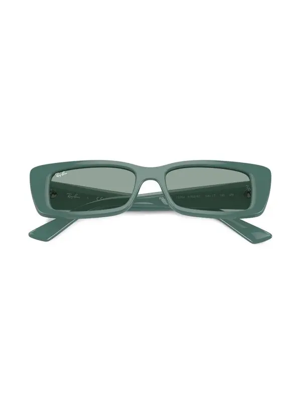 Ray-ban Teru Bio-based Rectangle-frame Sunglasses - Green
