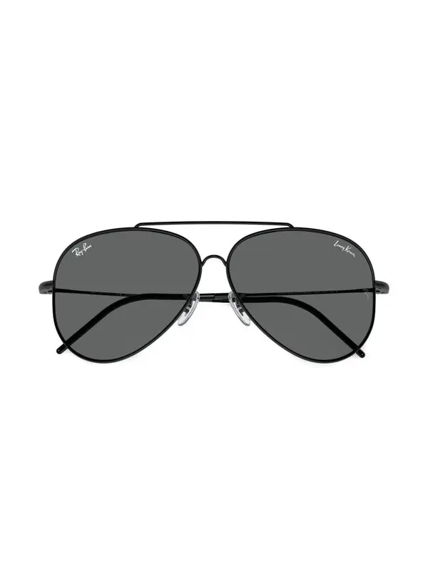 Ray-ban X Lenny Kravitz Aviator Reverse Sunglasses - Black