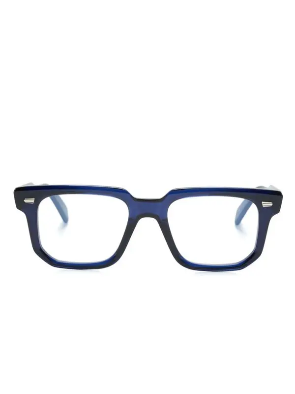 CUTLER & GROSS Geometric Frame Glasses - Blue