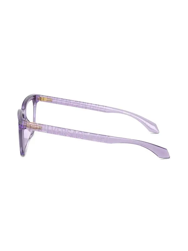 Versace Greca-embossed Cat-eye Glasses