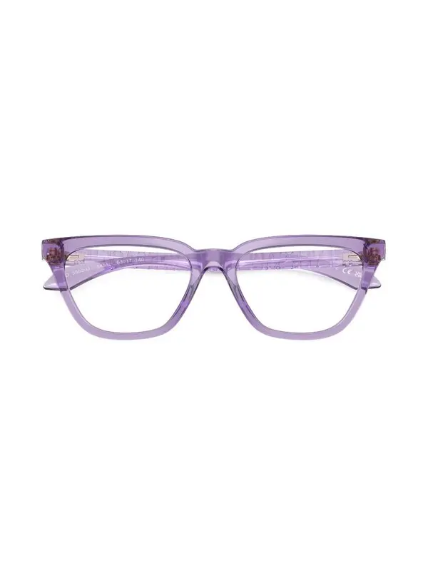 Versace Greca-embossed Cat-eye Glasses