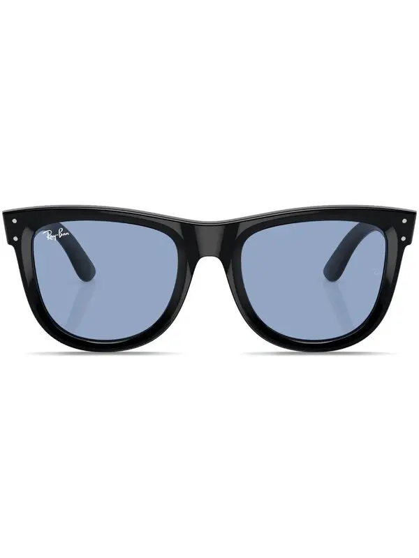 Ray-ban Wayfarer Reverse Round-frame Sunglasses - Black