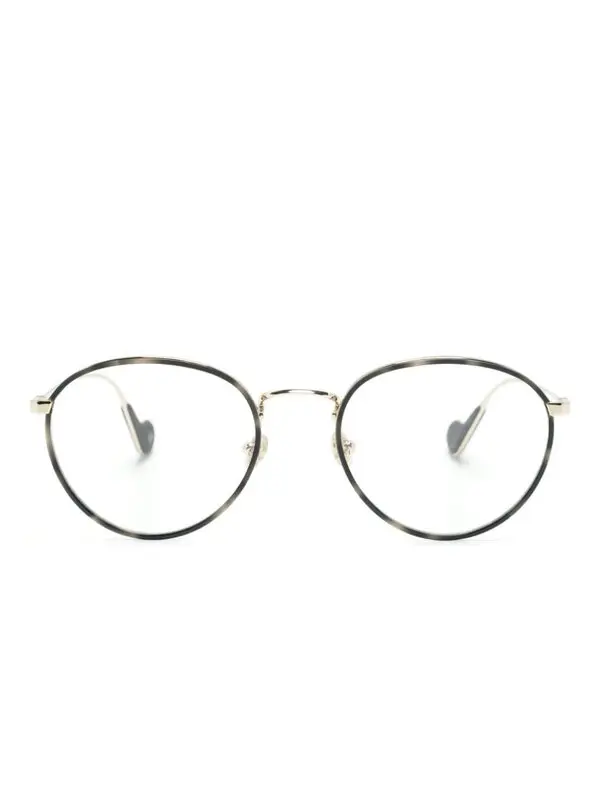 Moncler Round-frame Glasses - Grey