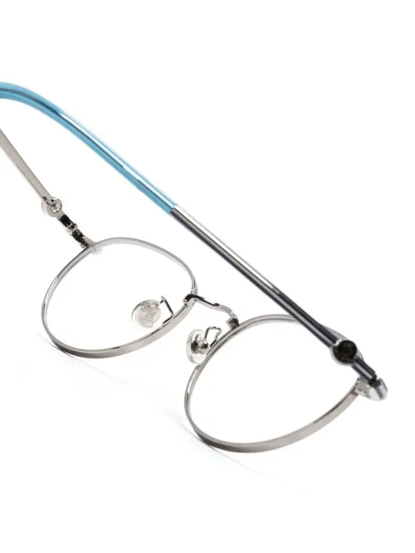 Moncler Round Frame Glasses - Silver