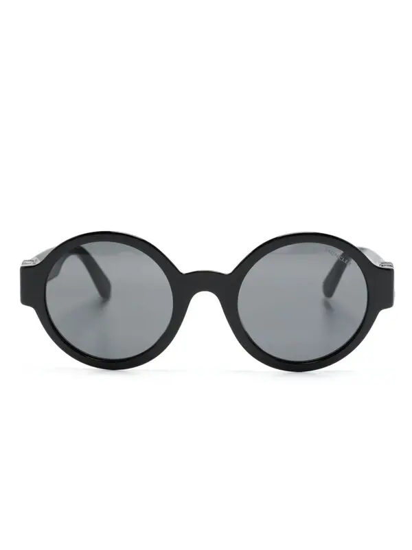 Moncler Round-frame Sunglasses - Black