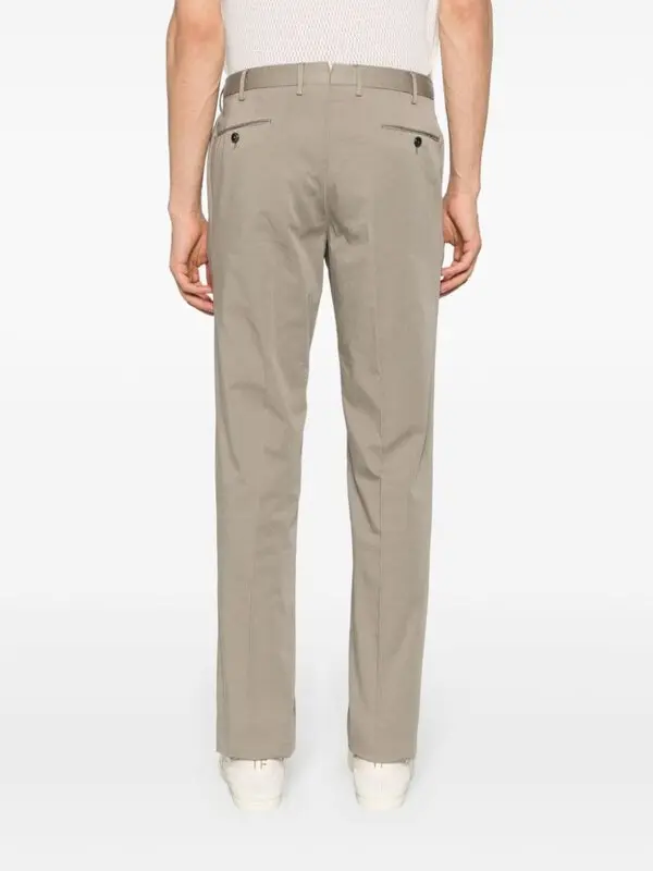 PT TORINO Tapered-leg Cotton-blend Chino Trousers