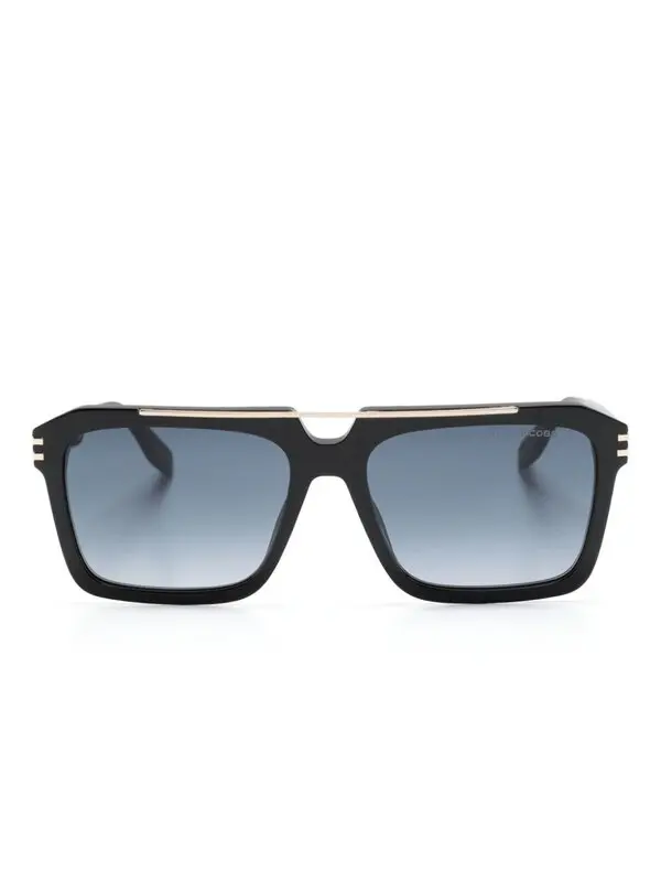 Marc Jacob Black Faded Oversized Wayfarers Marc Jacobs Wayfarer Sunglasses in Black for Men | Lyst main image 2