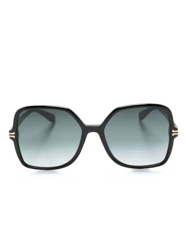 Marc Jacobs Teal and Black Oversized Square Sunglasses Marc Jacobs sunglasses - modern looks and sizing – ModaFrames main image 4