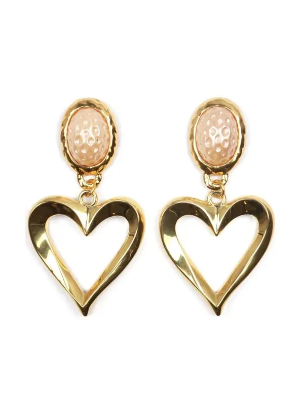 JULIETTA Sally Rider Clip-on Drop Earrings - Gold