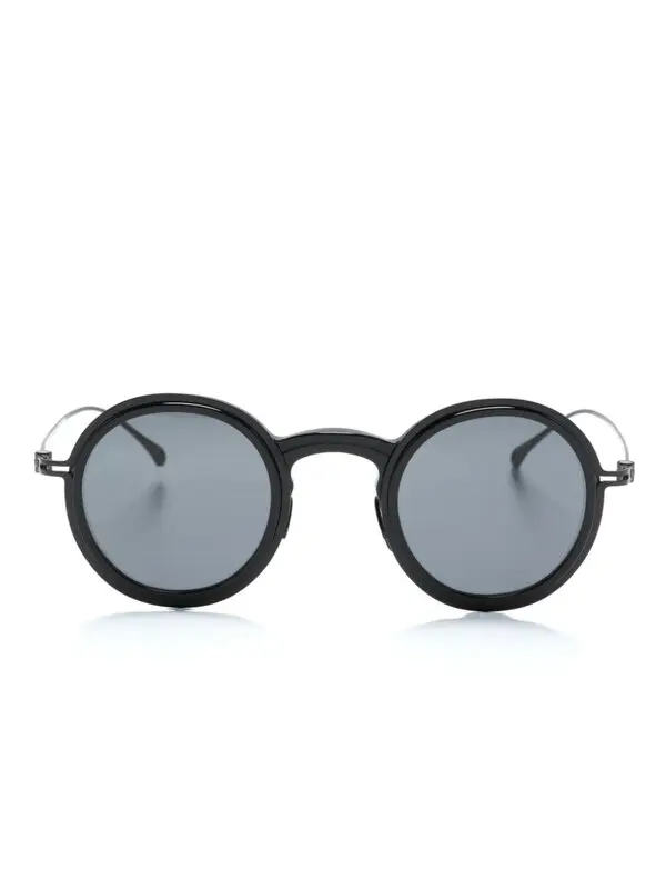 Giorgio Armani Round Frame Sunglasses - Black