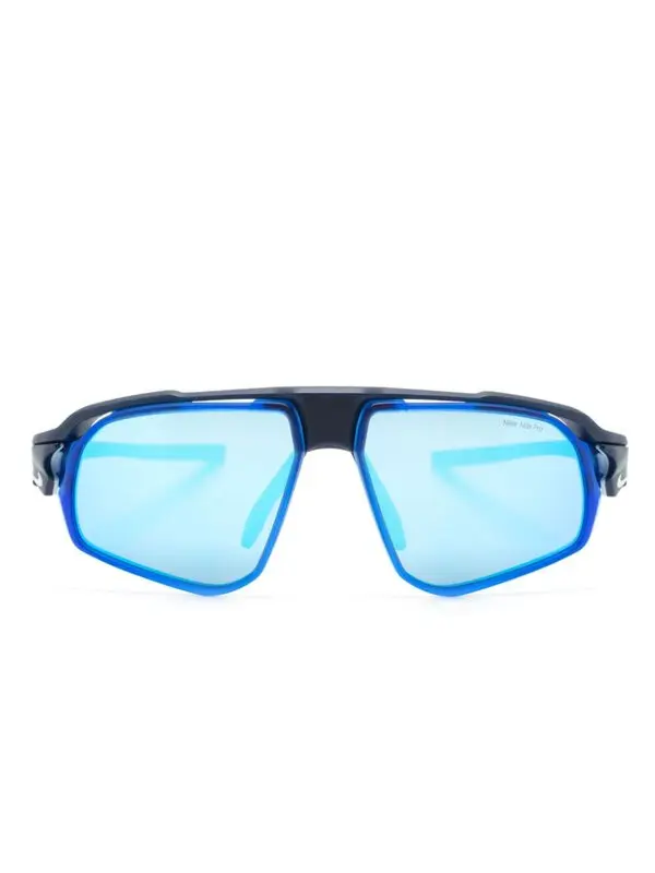 Nike Flyfree M Biker-frame Sunglasses - Blue