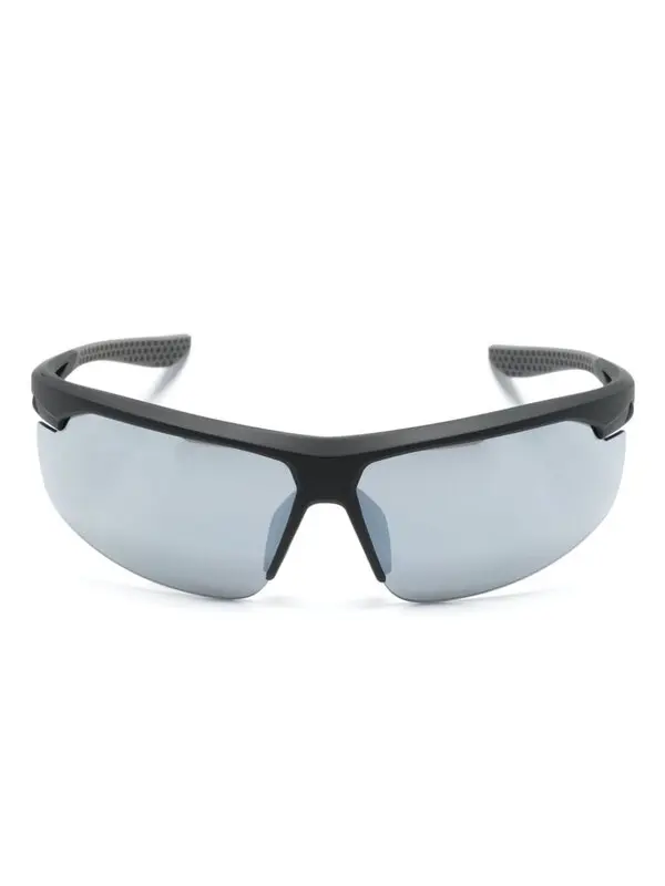 Nike Windtrack Wraparound-frame Sunglasses - Black