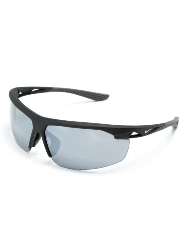 Nike Windtrack Wraparound-frame Sunglasses - Black