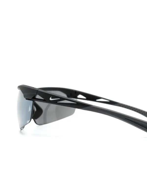Nike Windtrack Wraparound-frame Sunglasses - Black