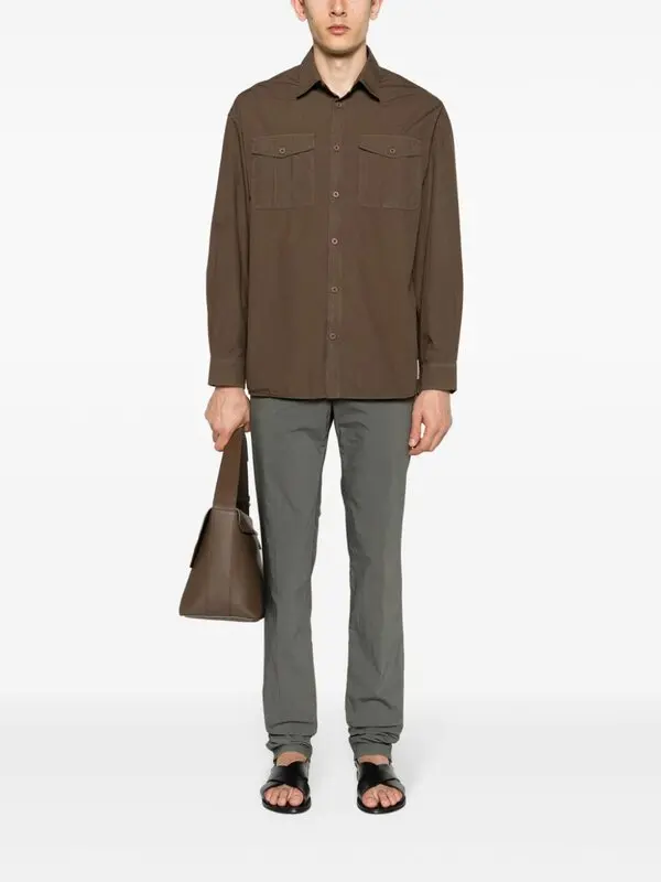 PT TORINO Slim-fit Trousers - Green