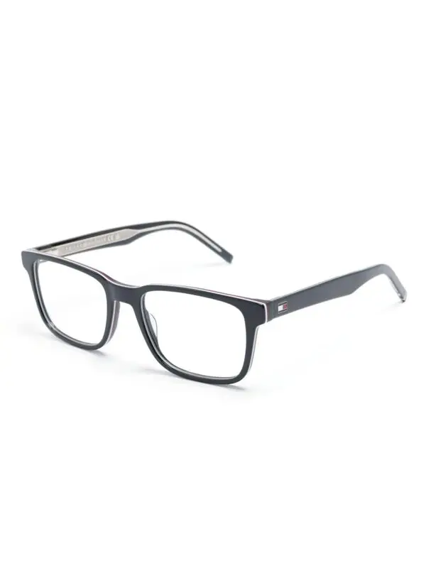 Tommy Hilfiger Rectangle-frame Glasses - Blue