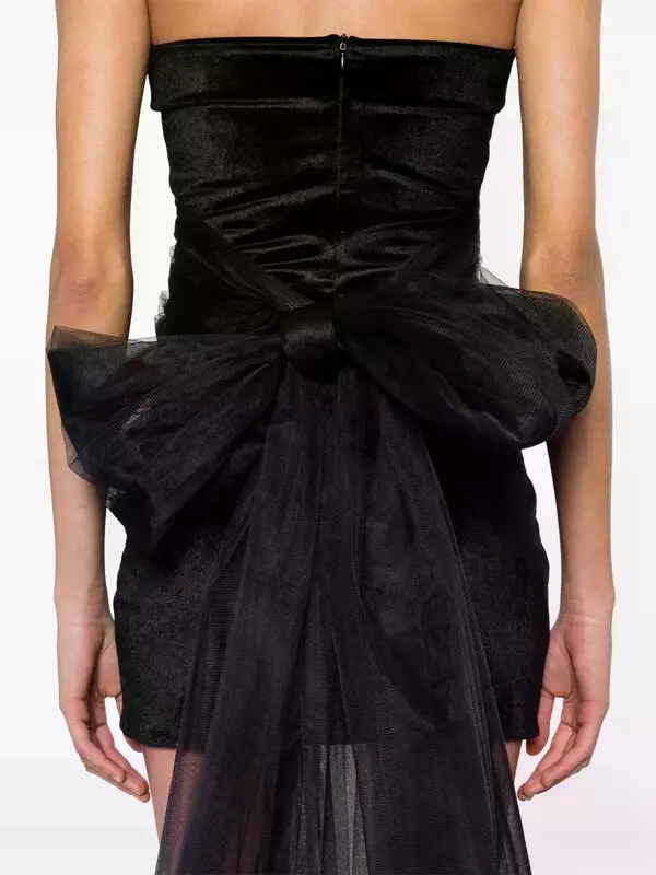 ATU BODY COUTURE Velvet Bow Miniskirt