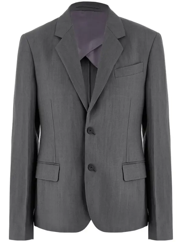 FERRAGAMO Single-breasted Cotton Blazer