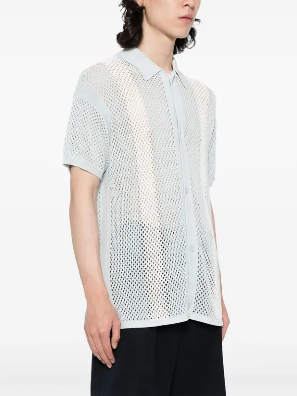 Frescobol Carioca Castillo Crochet-knit Shirt