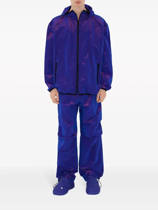 Burberry Ekd-embroidered Windbreaker Jacket