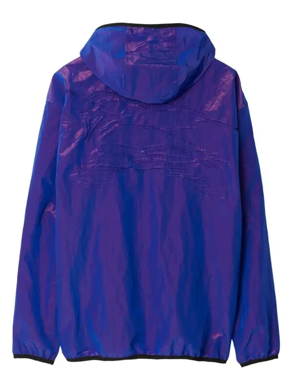 Burberry Ekd-embroidered Windbreaker Jacket