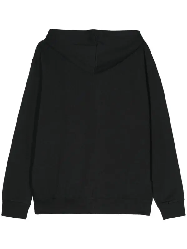 NEW BALANCE Embroidered-logo Zipped Hoodie - Black