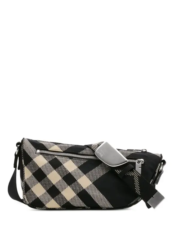 Burberry Checked Messenger Bag