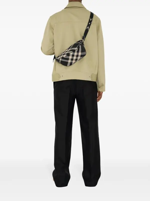 Burberry Checked Messenger Bag