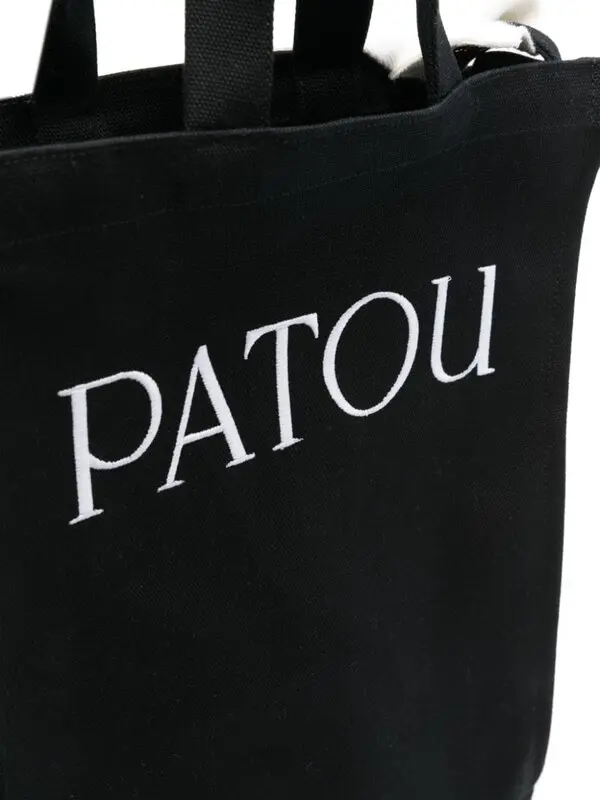 PATOU Logo-embroidered Tote Bag