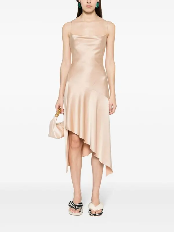 Alice + Olivia Asymmetrical Midi Dress