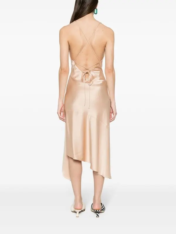 Alice + Olivia Asymmetrical Midi Dress
